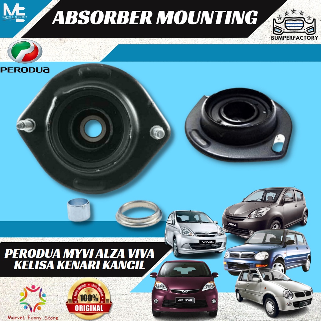 Original Perodua Myvi Alza Viva Kelisa Kenari Kancil Absorber Mounting ...