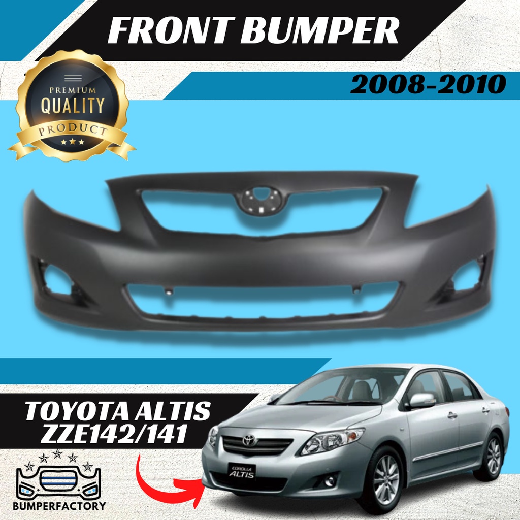 Toyota Corolla Altis 2008 Zze142 Zze141 Front Bumper Depan Plastic Pp ...