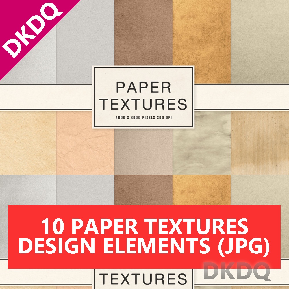 👾 10 Paper Texture Assets Background ATHENA0344 JPG Graphic Design ...