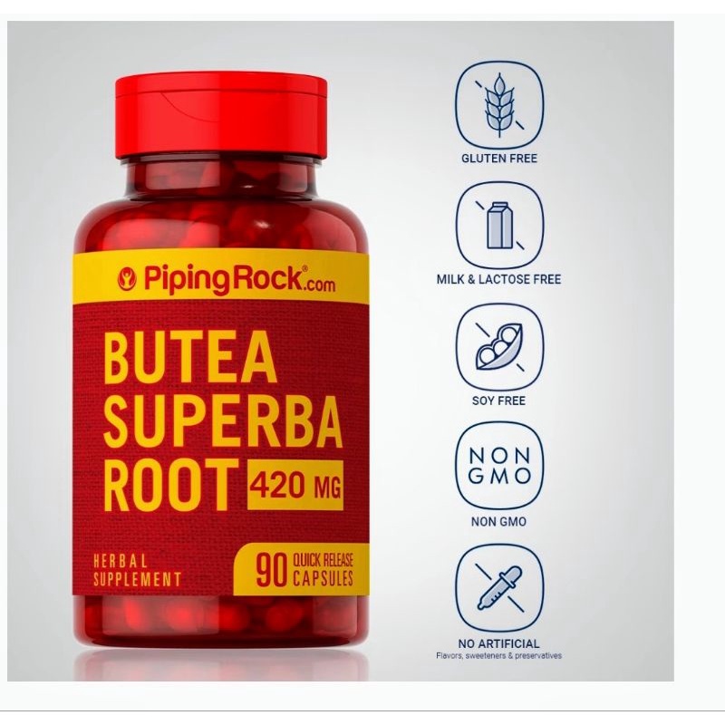 Butea Superba 90 Capsules Untuk 3bulan Butea Superba Root 420mg Men's ...