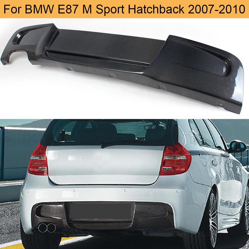 1 Series Carbon Fiber Rear Bumper Diffuser Lip for BMW E87 M Sport ...