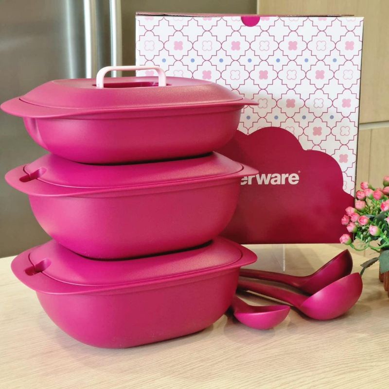 Gourmet Serving Tupperware set | Shopee Malaysia