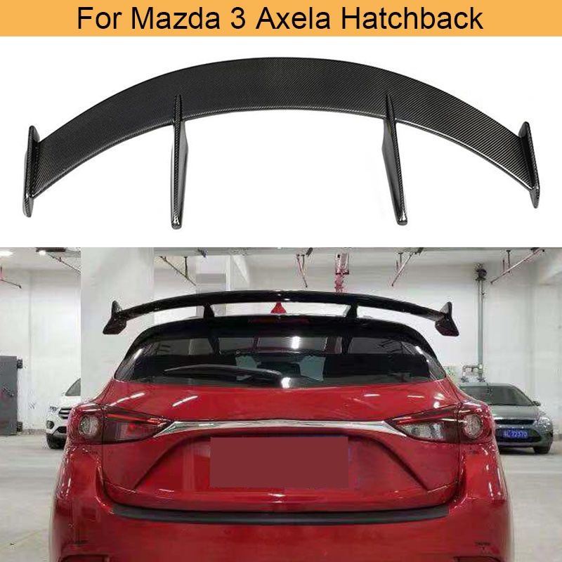 Car Rear Roof Spoiler Wing For Mazda 3 Axela Hatchback 2014 - 2019 Rear ...