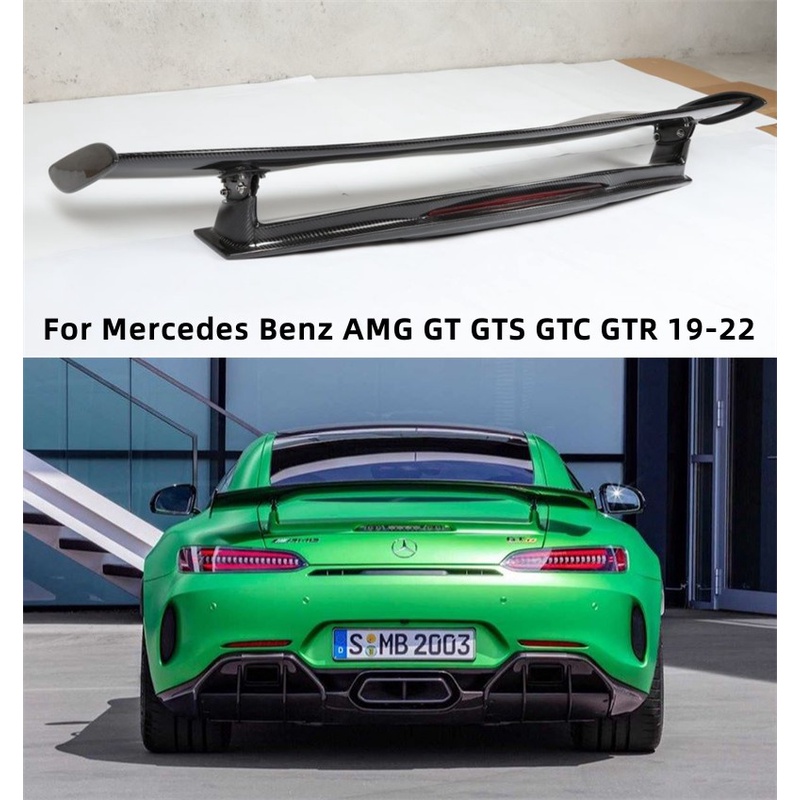 For Mercedes Benz AMG GT GTS GTC GTR 2019-2022 High Quality Real Carbon Fiber Car Rear Wing ...
