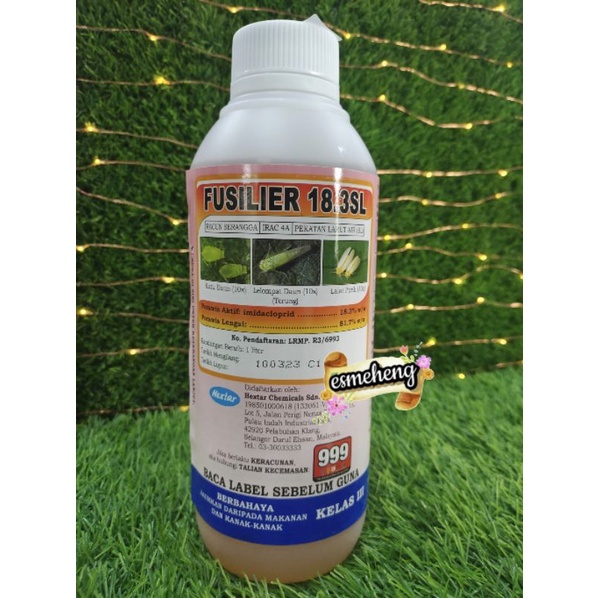 1L Hextar Fusilier 18.3SL / Imidacloprid 18.3 / Racun Serangga / Kutu ...