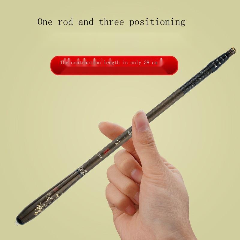 Mini fishing rod ultra-short section positioning fishing rod pocket ...