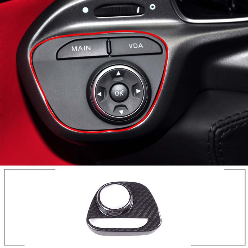 For Ferrari 458 2011-2016 Car VDA Push Button Switch Trim Cover Real ...