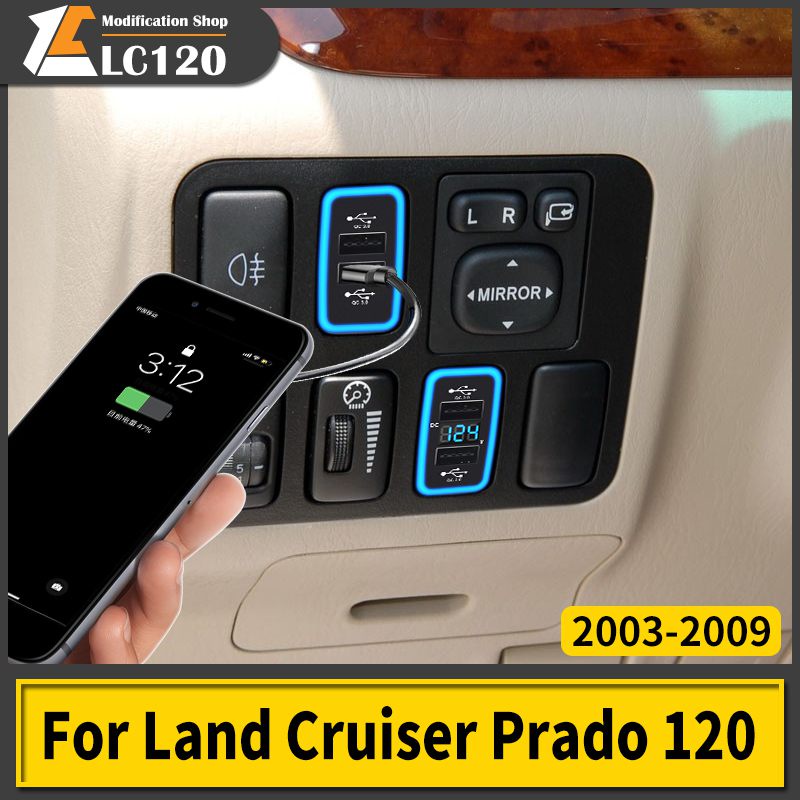For Toyota Land Cruiser Prado 120 Lc120 2003-2009 Upgraded Accessories ...