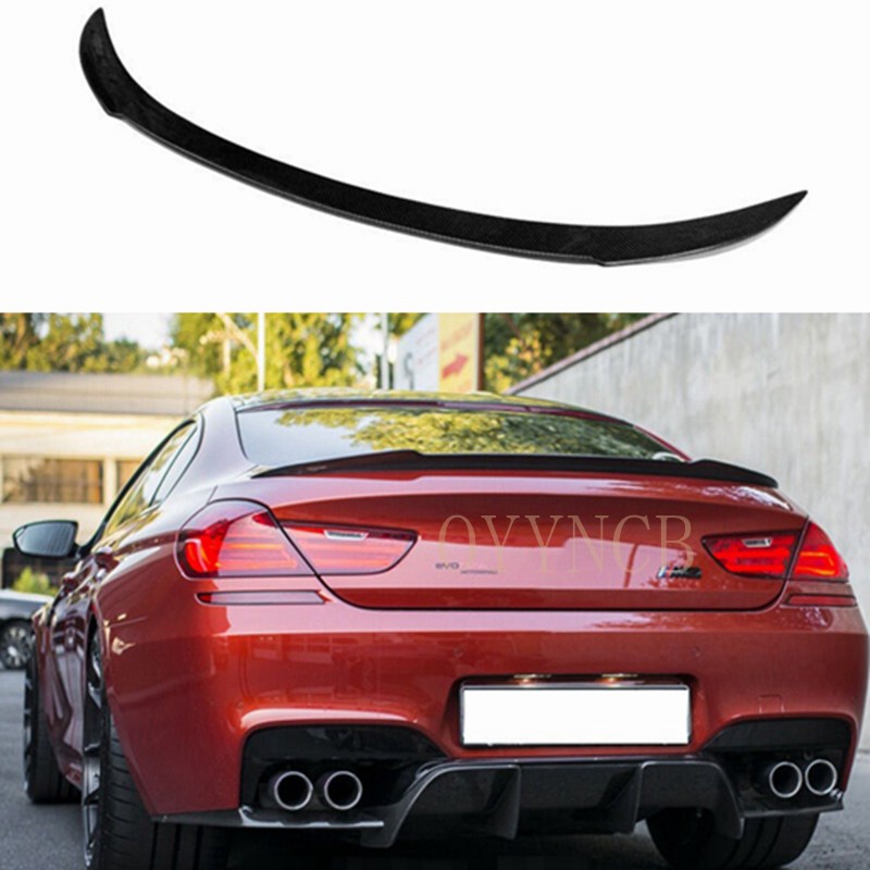 V Style Carbon Fiber Trunk Spoiler for BMW 6 Series F06 F12 F13 Gran ...