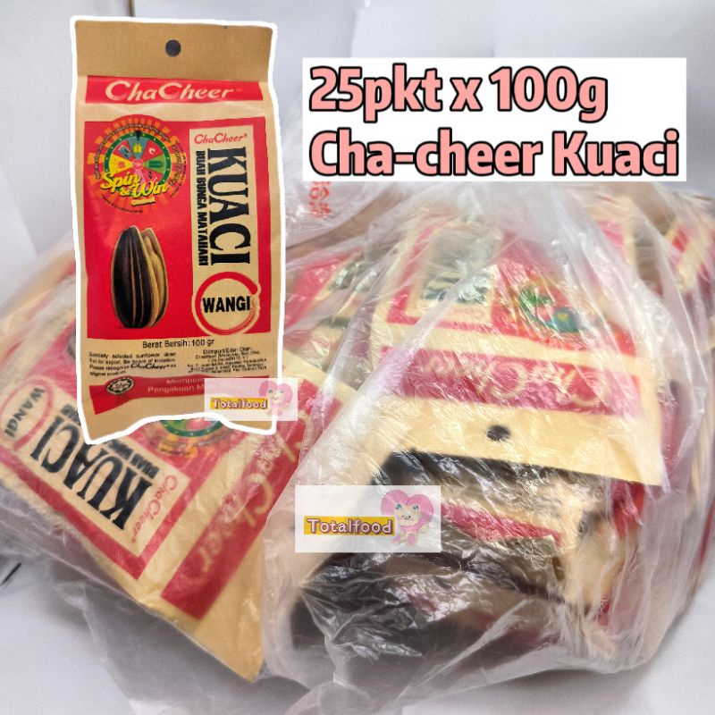 [borong] Cha-cheer Kuaci Bunga 100g x 25pkt | Shopee Malaysia