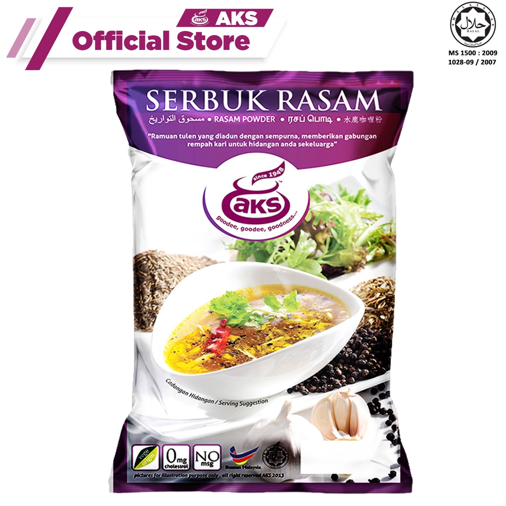 AKS Serbuk Rasam / Rasam Curry Powder [125GM] | Shopee Malaysia