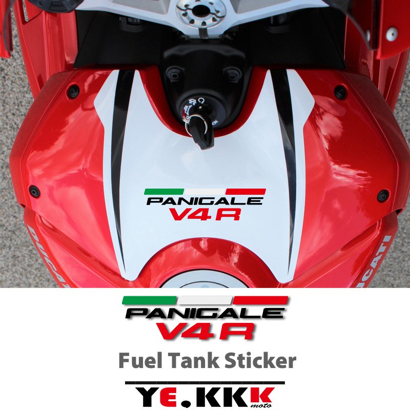 Fuel Tank Fuel Tank Cap Sticker Decal Cutout Italian Flag For Ducati ...