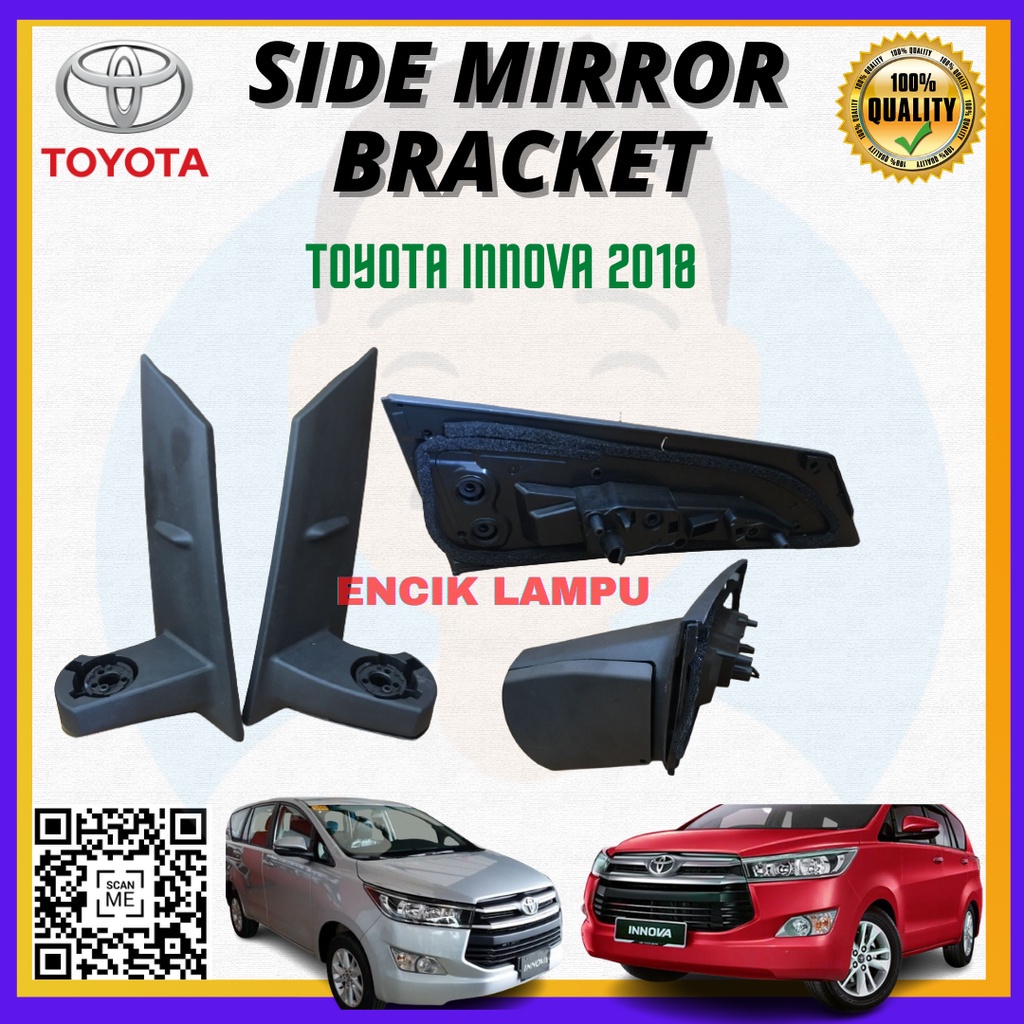 FASTLINK TOYOTA INNOVA 2018 SIDE MIRROR BRACKET TAPAK KAKI ORIGINAL ...