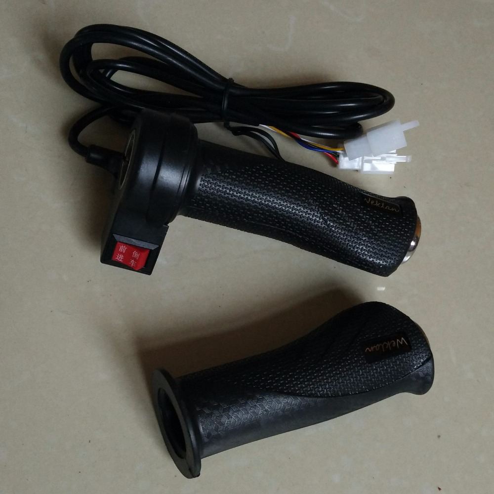 Handlebars throttle for ebike with reverse switch , bicycle accelerator ...