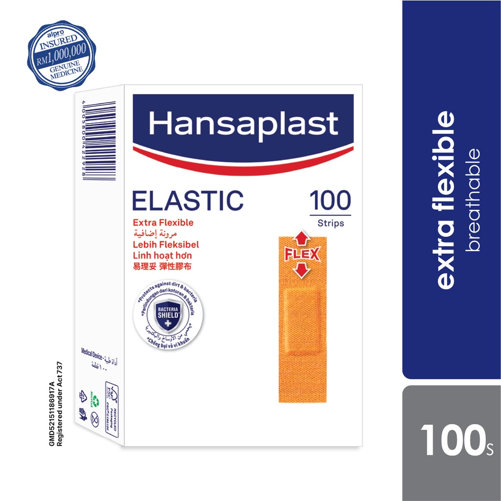 Hansaplast Elastic Plaster (10x10 Strips) | Shopee Malaysia