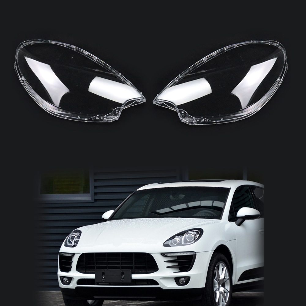 Pair For Porsche Macan 2014 2015 2016 2017 Car Headlight Shell Lamp ...