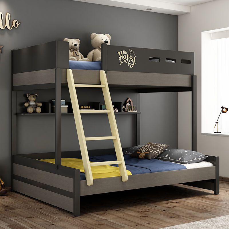 High and low bed Nordic small apartment mother-in-law bed bunk bed two ...