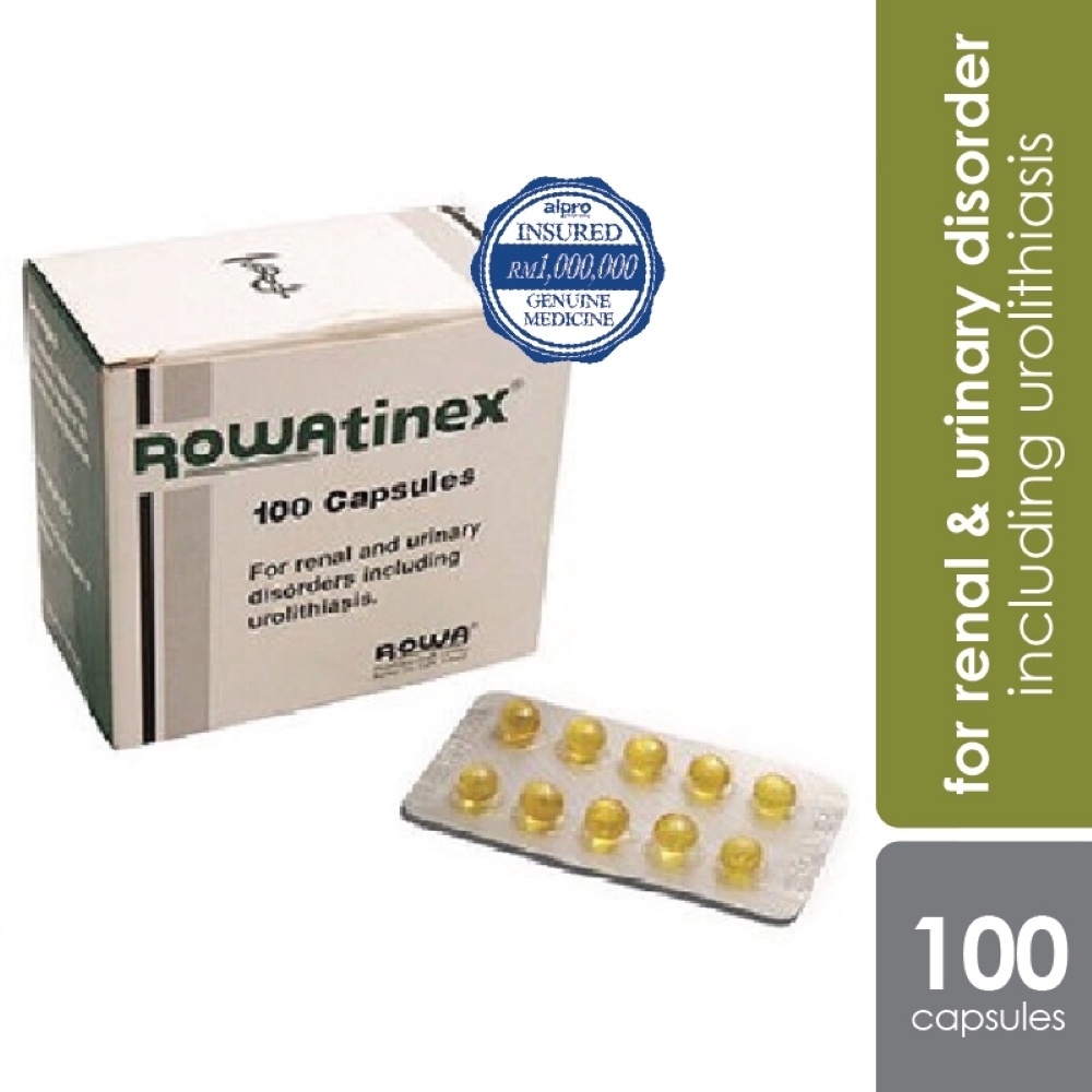 Rowatinex Capsules 10x10s (For renal and urinary disorder) | Shopee ...