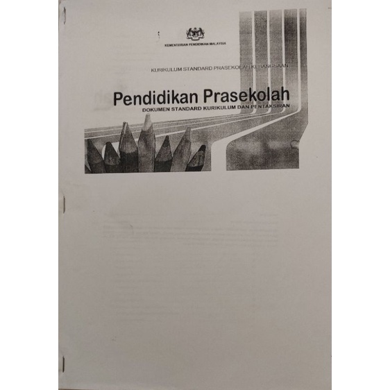 [IPG] Buku Kurikulum Standard Prasekolah Kebangsaan | Shopee Malaysia