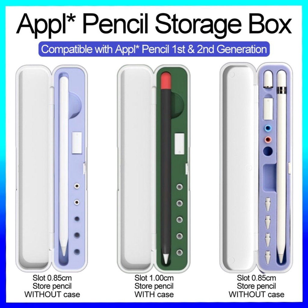 Appl* Pencil Storage Box for Appl* Pencil 1/2 Generation Stylus Storage ...