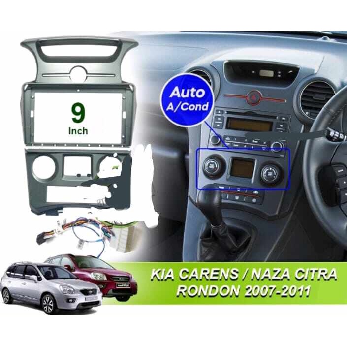 Kia Carens/ Citra Android Player + Casing + Reverse Camera 360 3D Ahd ...