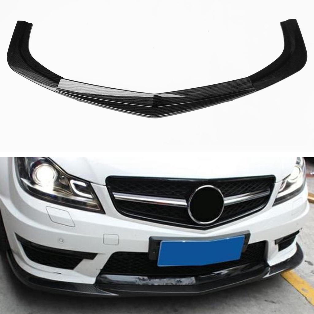 Front Spoiler Bumper Lip For Mercedes Benz W204 C63 Only Sedan 4 Door ...
