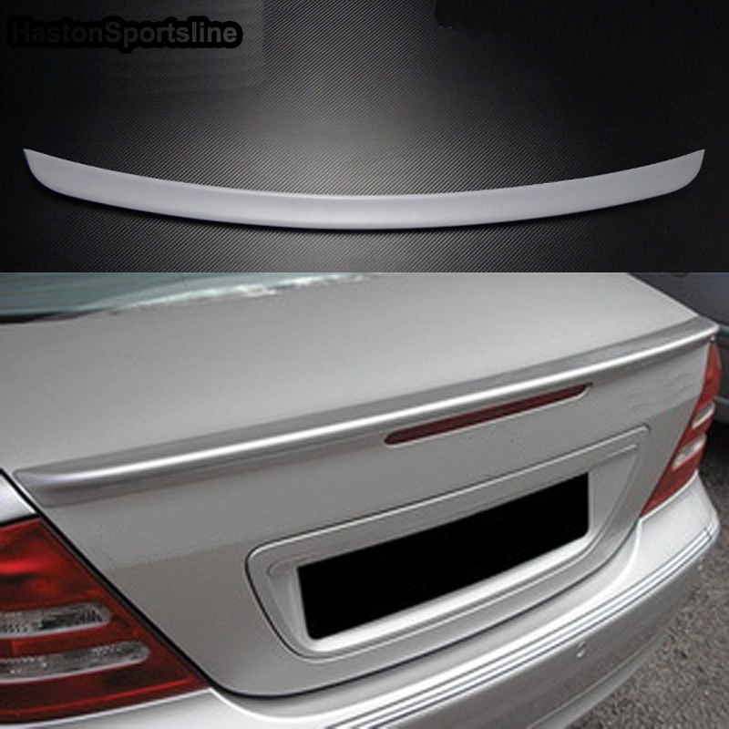 For Mercedes-benz W203 AMG Style Unpainted Primer Rear Trunk Spoiler ...
