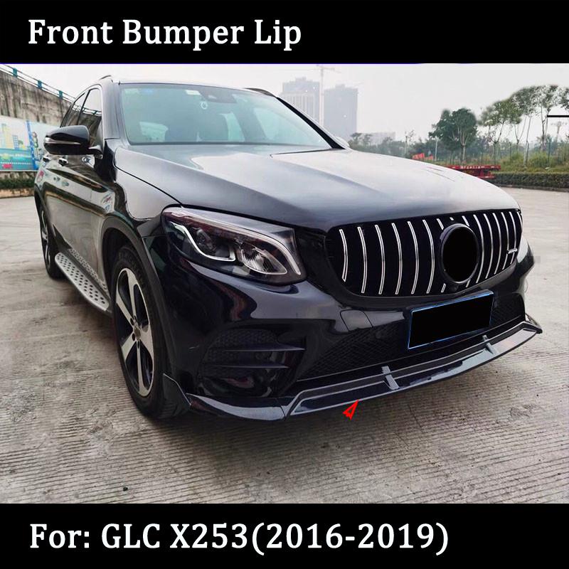 Front Bumper Lip Body Kit Spoiler Splitters Diffuser Trim For Mercedes ...