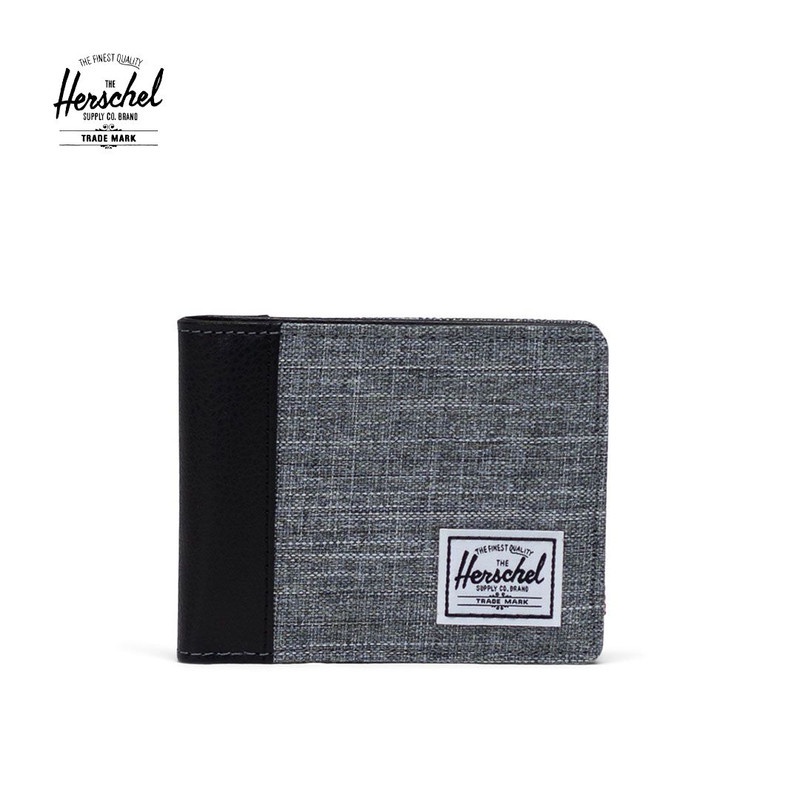 Herschel Unisex Hank Ii Rfid Wallet Raven X/Black One-Size | Shopee ...