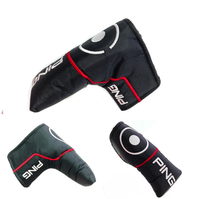 🇲🇾 PING Golf Putter Blade Headcover (Black + Red) Anser Sigma Zing Pal ...