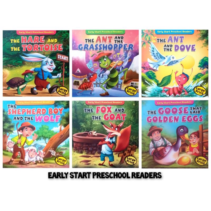 Early start preschool readers with moral book buku bacaan awal bahasa ...