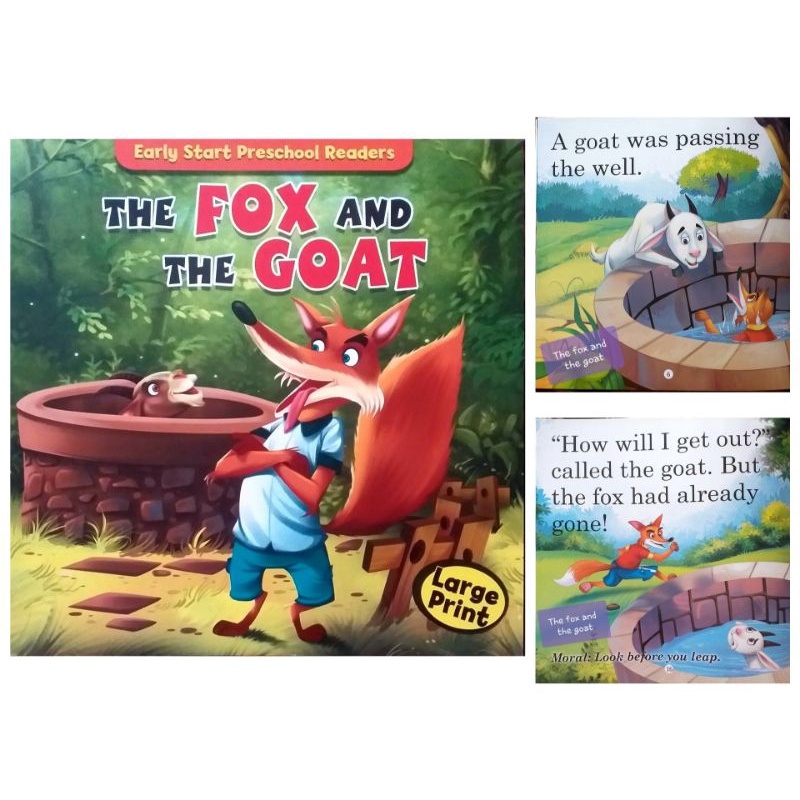 The fox & the goat Early start preschool readers with moral english ...