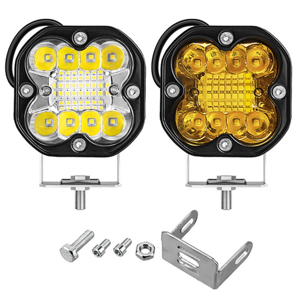 3 Inch Led Work Spotlights 12V 44W Headlights for Motorcycles Flood Led ...