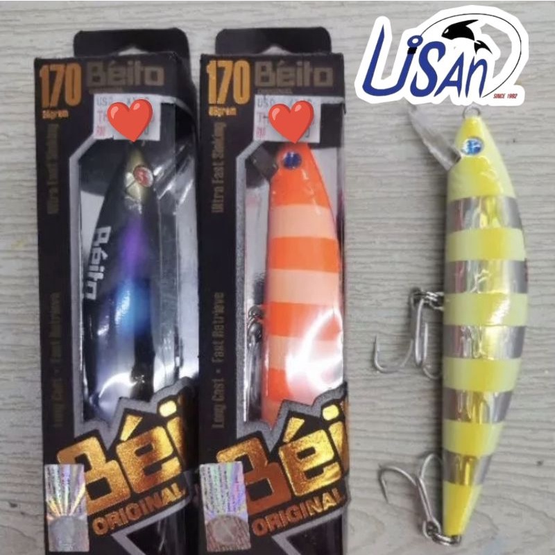 Beito Original Fishing Lure 170mm, 95g #Casting or Slow Trolling ...