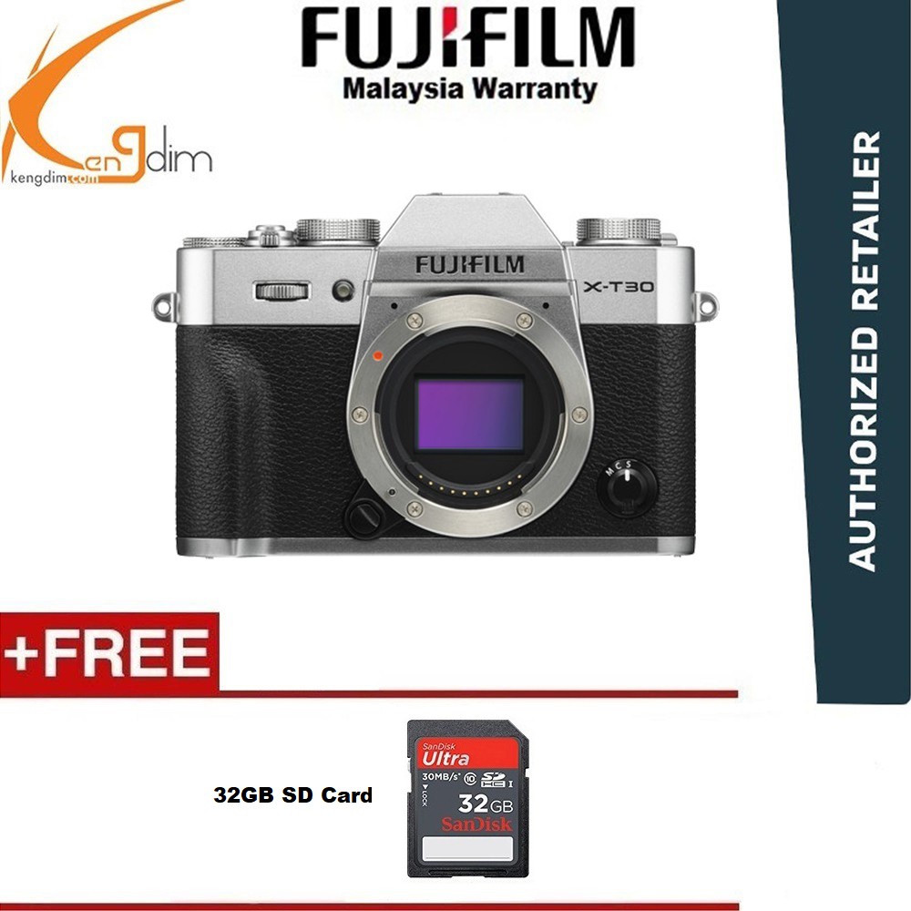 FUJIFILM X-T30 II XT30 II Mirrorless Digital Camera BODY (FUJIFILM MALAYSIA 1 YEAR WARRANTY ...