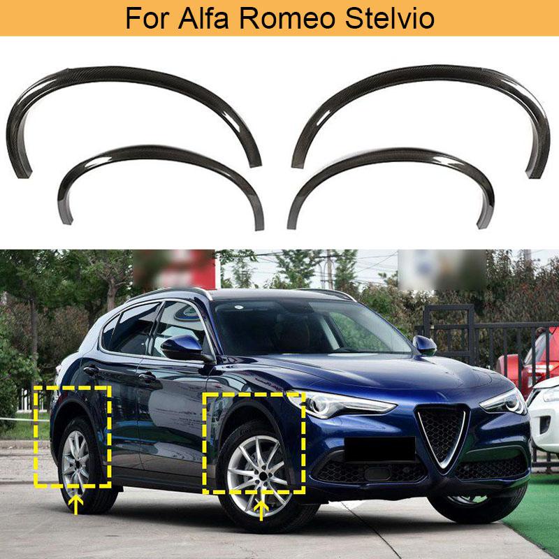 Car Wheel Arches Fender Flares For Alfa Romeo Stelvio 2017-2019 Wheel ...