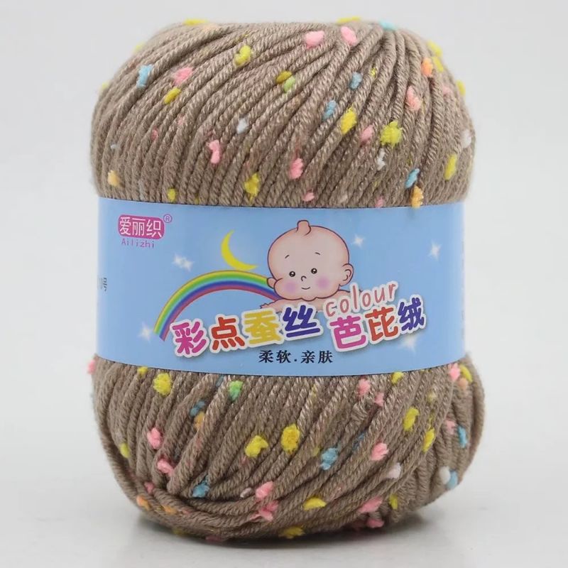 Benang Kait Dot Yarn Crochet Yarns Knitting Yarn Benang Soft Berry Dot ...