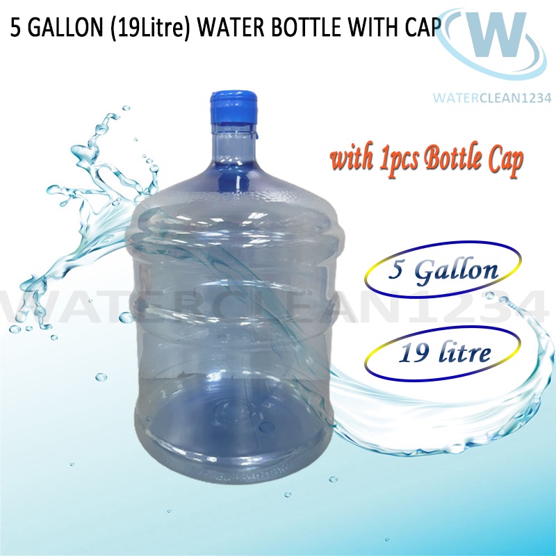 5 Gallon(19Litre) Water Bottle ,Water Tank With FREE Cap Set For Bottle ...