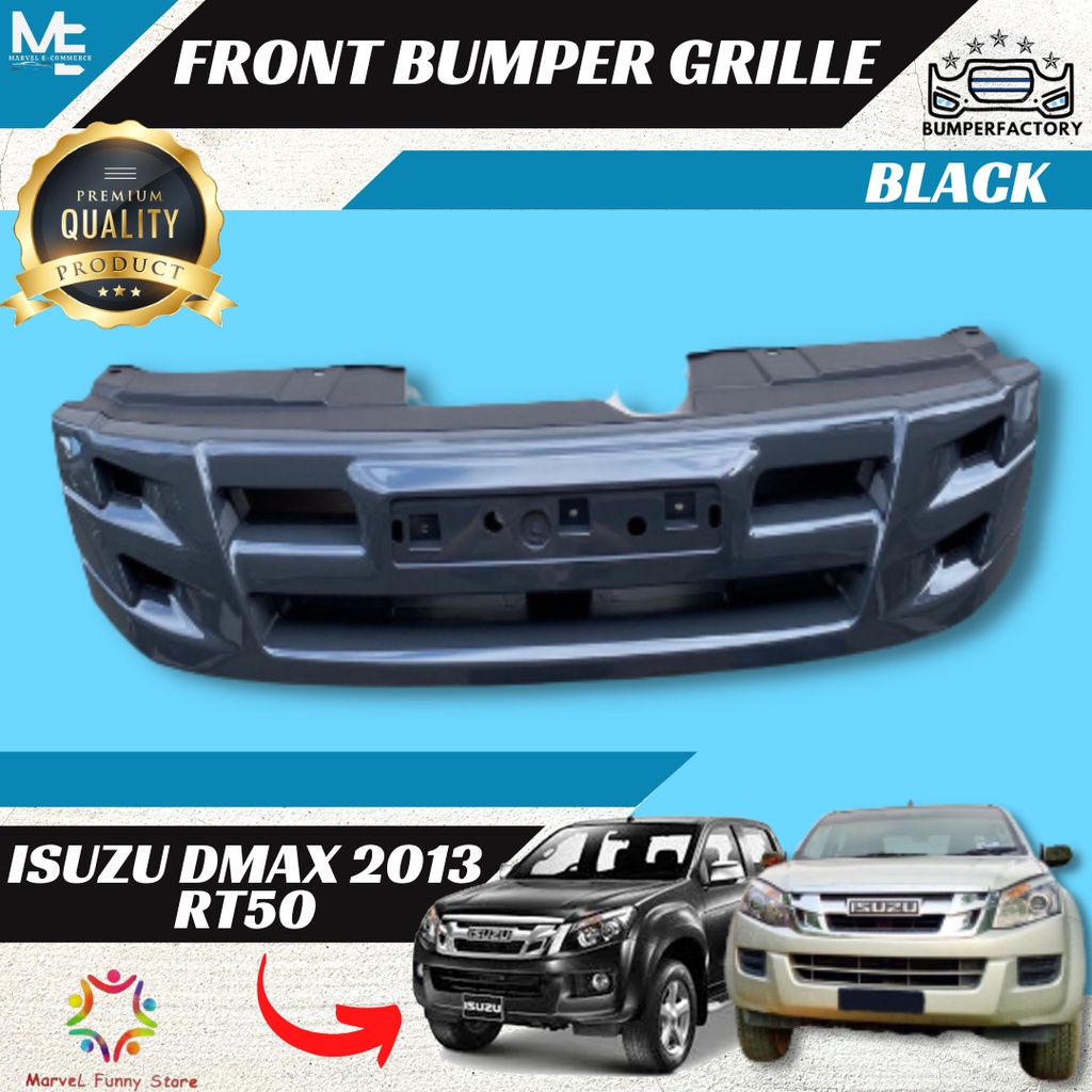 Isuzu Dmax 2013 Front Grille Black 100% New High Quality | Shopee Malaysia