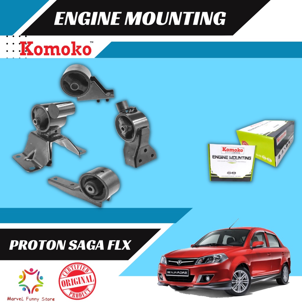 Proton Saga Flx Engine Mounting Kit Komoko Japan | Shopee Malaysia