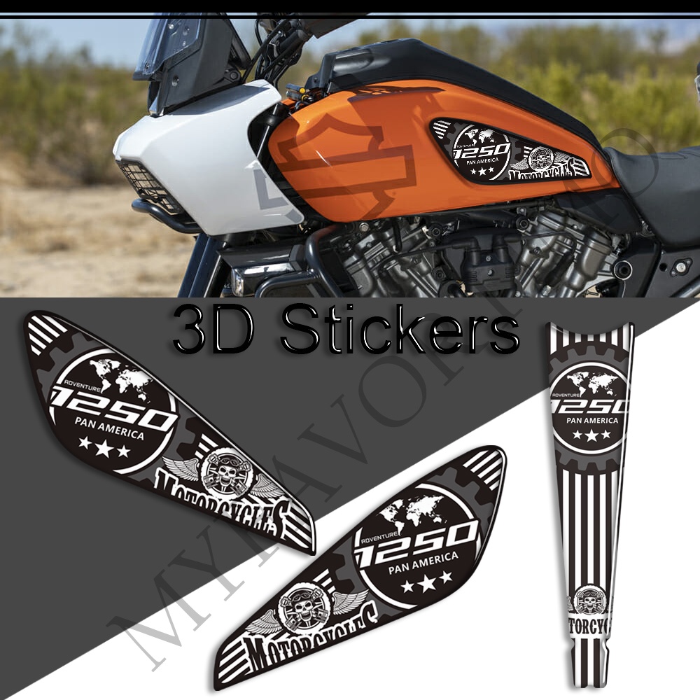 2020 2021 2022 Motorcycle Kit Stickers Decals Gas Fuel Oil Knee Tank ...