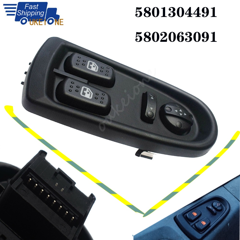 Car accessories For Iveco Daily IV 2006-2012 Power Window Mirror Adjust ...