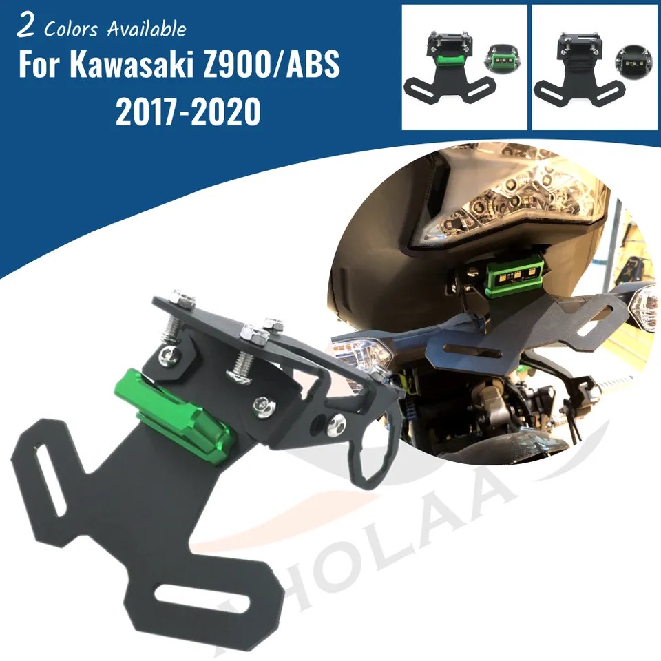 For Kawasaki Z900 2017 2018 2019 2020 License Plate Holder Motorcycle ...