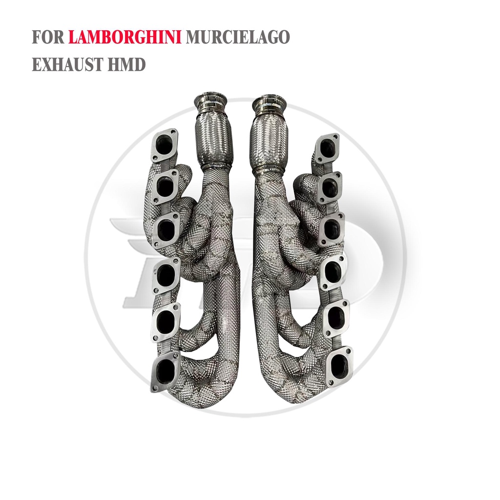 HMD Exhaust System Performance Manifold for Lamborghini Murcielago ...
