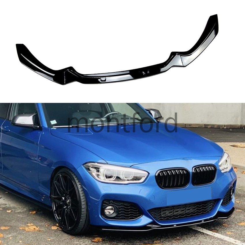 Front Bumper Lip For BMW 1 Series F20 F21 M-Pack Facelift LCI 118i 120i ...