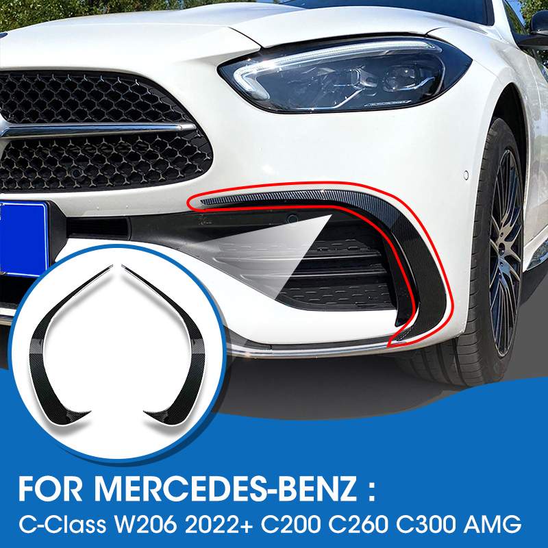 Car Front Rear Bumper Splitter Spoilers Canard Air Knife Surround Trim ...