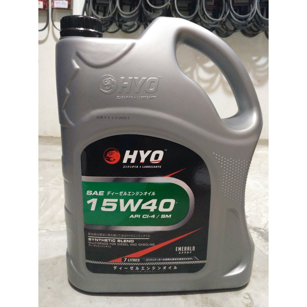 HYO 15W40 7L Mineral Diesel Engine Oil | Shopee Malaysia