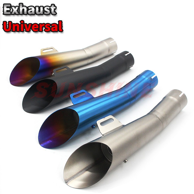 Universal Motorcycle Exhaust 51mm DB Killer Escape Moto Pipe Motorcross ...