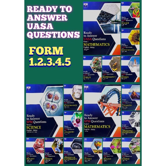 BUKU RUJUKAN / NOTA - READY TO ANSWER UASA / SPM QUESTIONS FORM 1, 2, 3 ...