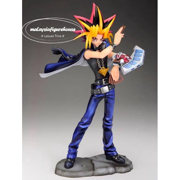 🔥BIG OFFER🔥21CM YU-GI-OH ANIME ARTFX YUGI MOTO ATEM COPY RESIN FIGURE ...